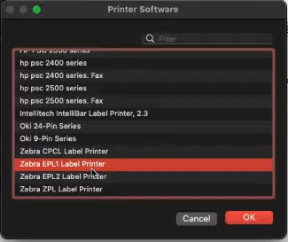 Zebra Printer Setup and Troubleshooting for Mac